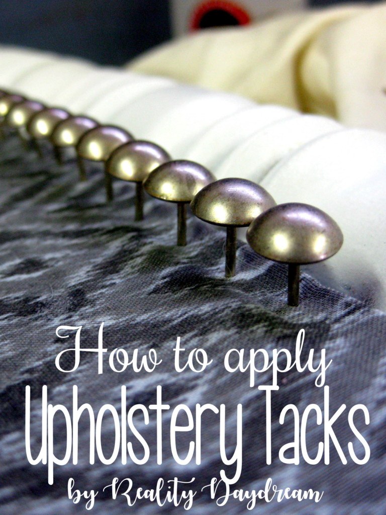 Applying Decorative Upholstery Tacks and Nailhead Trim