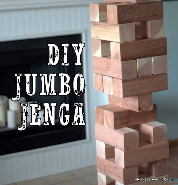 DIY Jumbo Jenga {Interiors by Kenz} | Reality Daydream