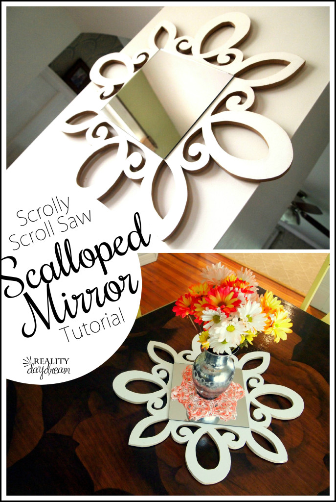 Scrolly Scalloped Mirror Tutorial | Reality Daydream