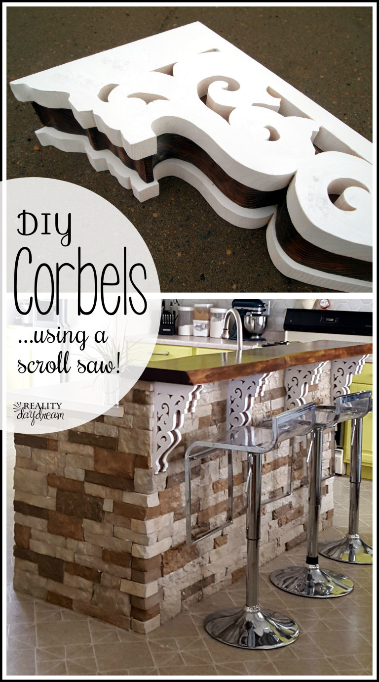 DIY Corbels for a Breakfast Bar | Reality Daydream