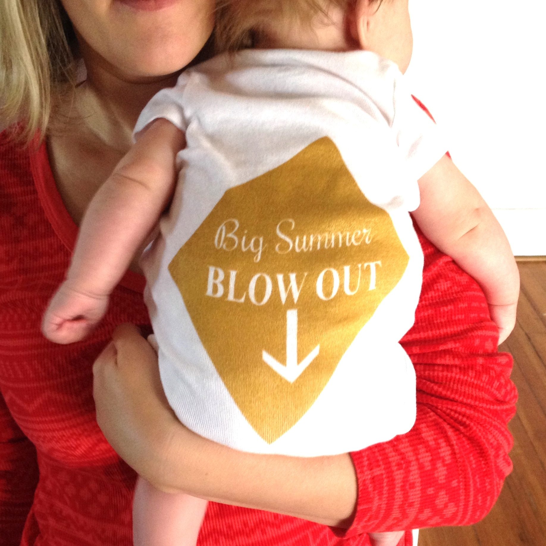 Fabric Painted Onesies {Big Summer BLOWOUT!} | Reality Daydream