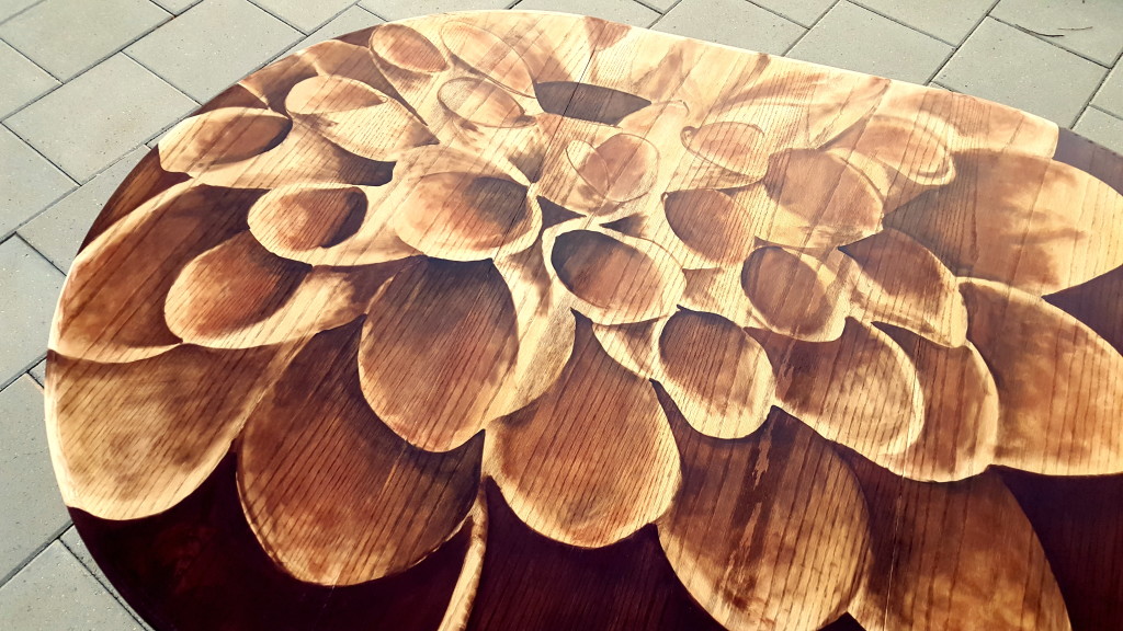 My newest 'Shading with Stain' Table! | Reality Daydream