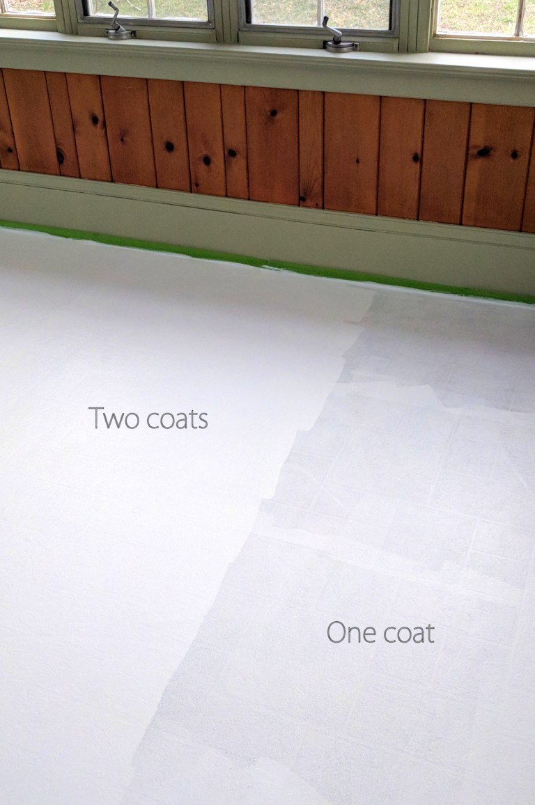 Painting Linoleum Floors THE RIGHT WAY (and what supplies to use)