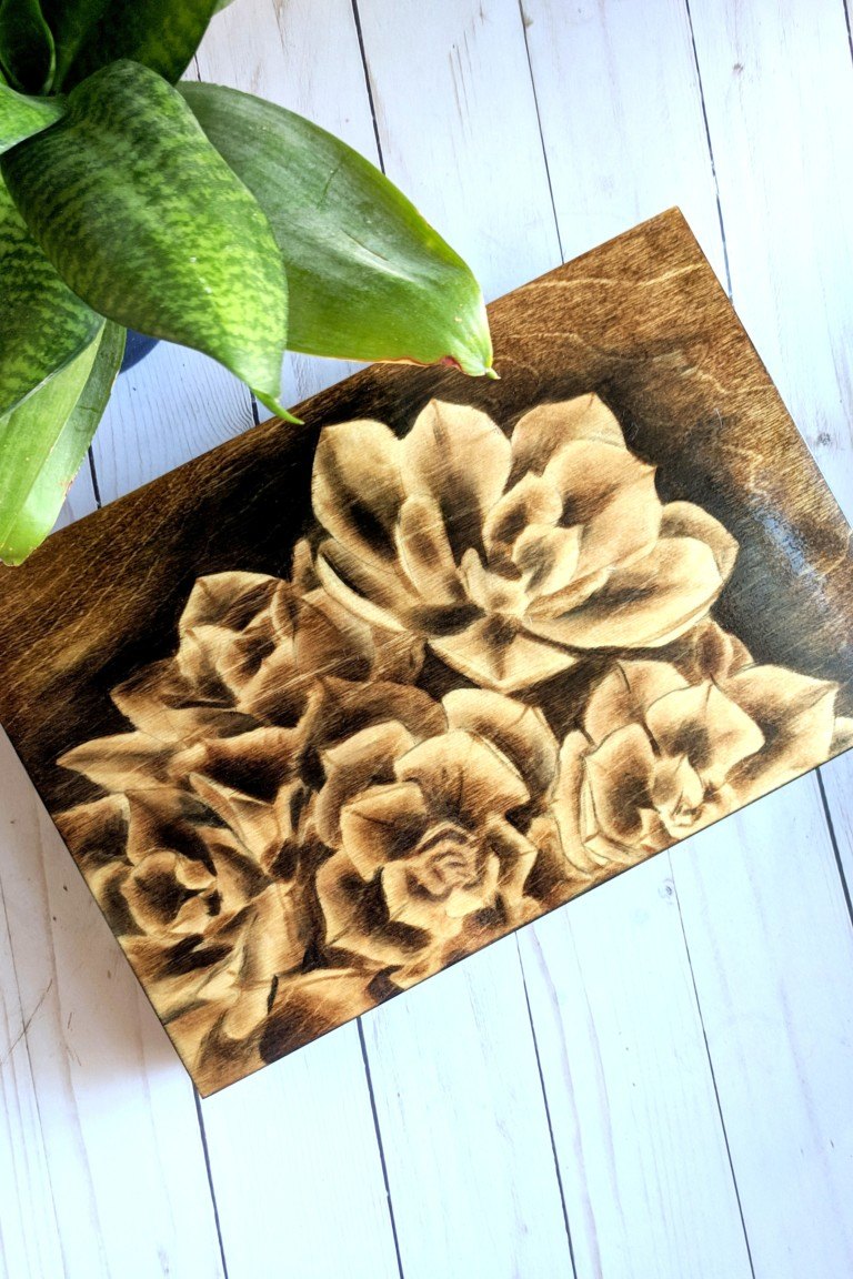 Stained Art on Wooden Box | Reality Daydream