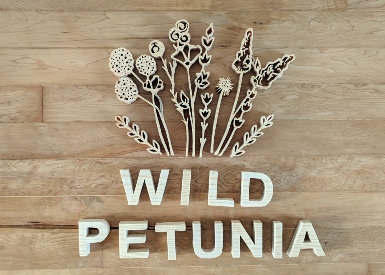 Wooden Scroll Saw Logo Sign | Reality Daydream