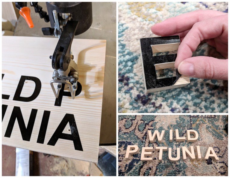 Wooden Scroll Saw Logo Sign | Reality Daydream