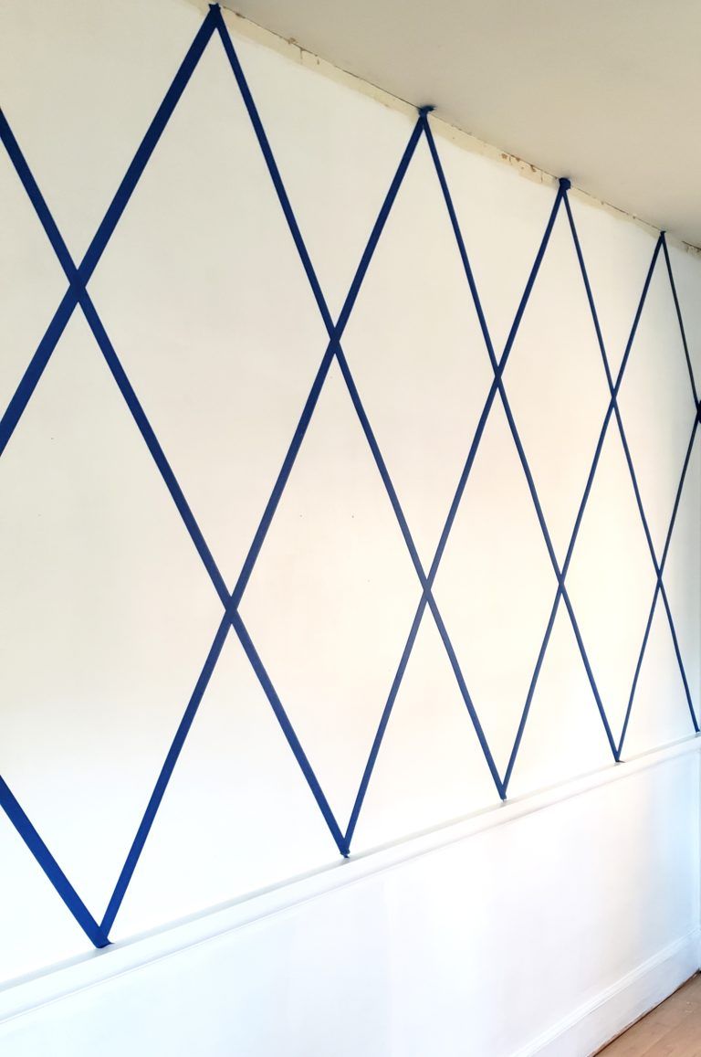 How to Paint a Patchwork Stenciled Wall {Reality Daydream}