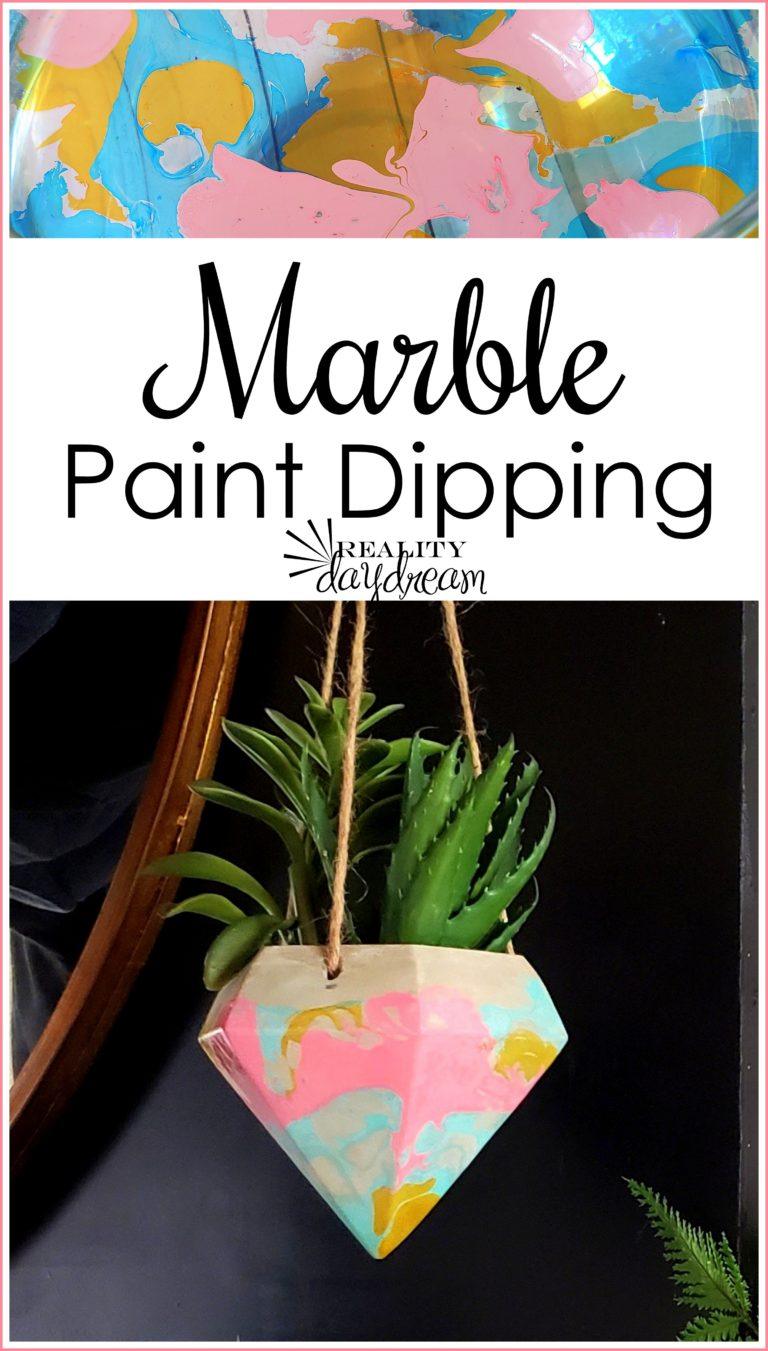 EASY Marble Hydro Dipping - Tips, tricks & products! {Reality Daydream}