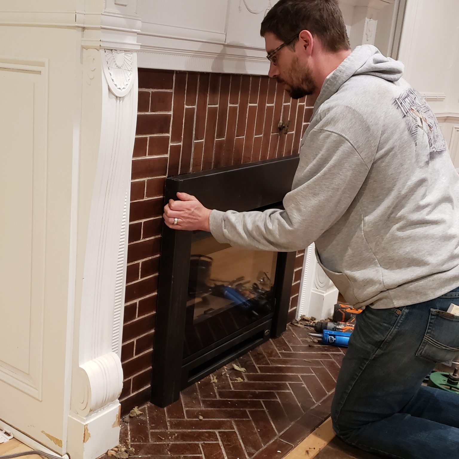 Wood-Burning Fireplace Install | Reality Daydream