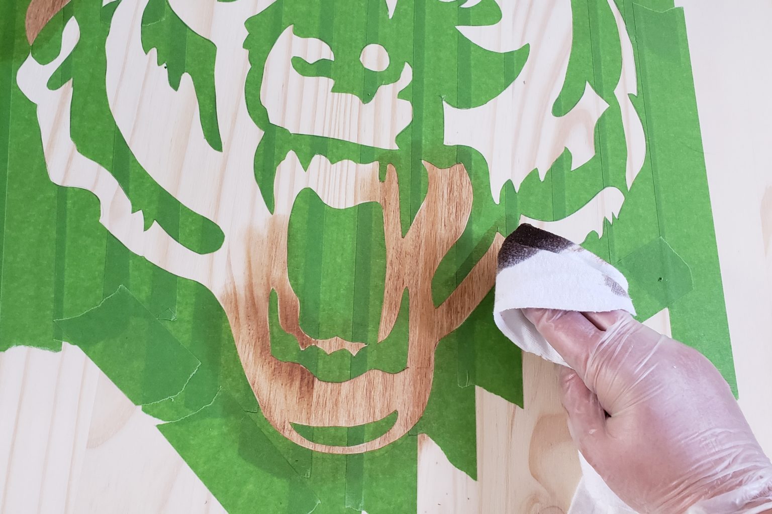 Stained Wooden Logo Sign | Reality Daydream