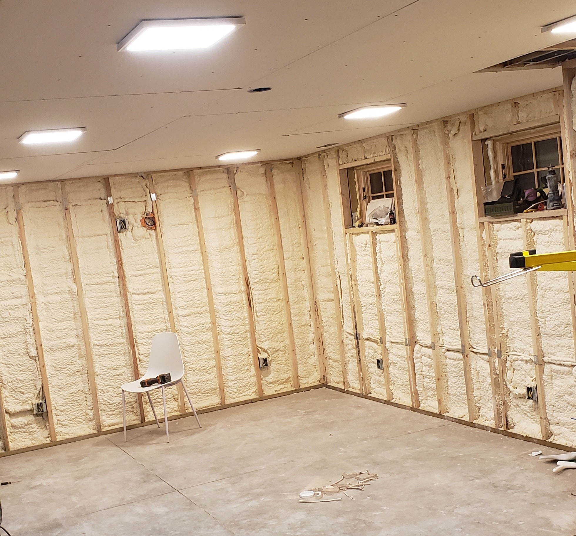 Basement Family Room - Insulation | Reality Daydream
