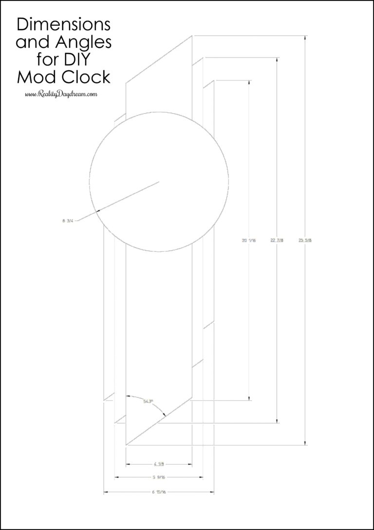 DIY Mod Clock Tutorial | Reality Daydream