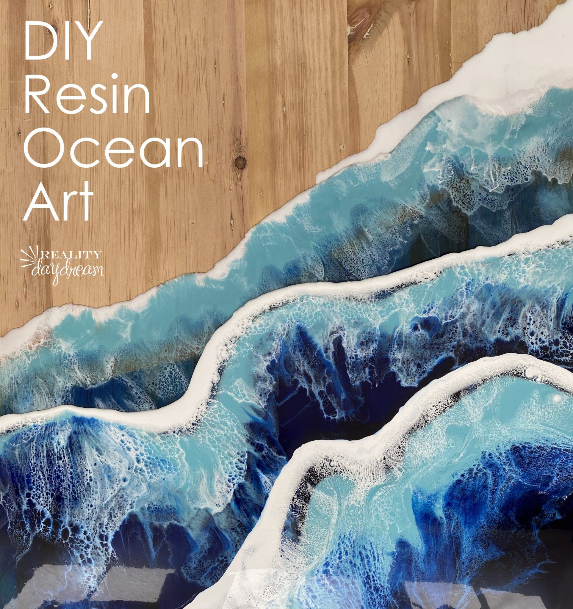 Epoxy Ocean Coasters | Reality Daydream