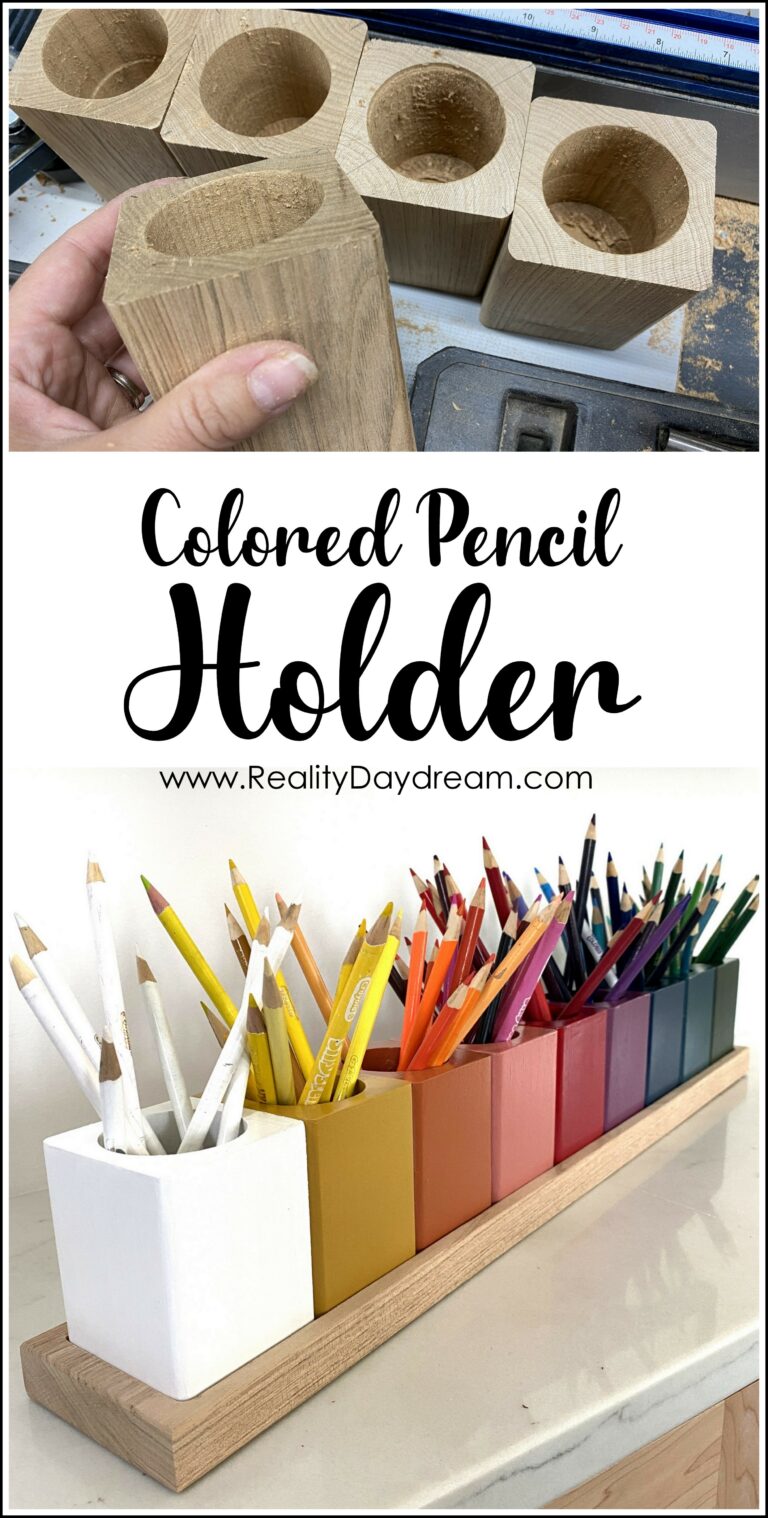 Craft Organization - Colored Pencil Holder {Reality Daydream}