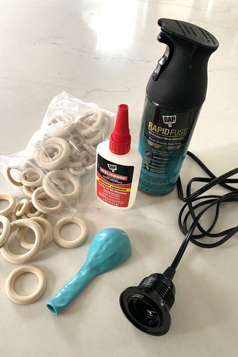 Wooden Circle Pendant Light Tutorial!