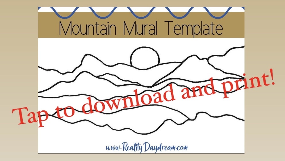 Mountain Mural Tutorial
