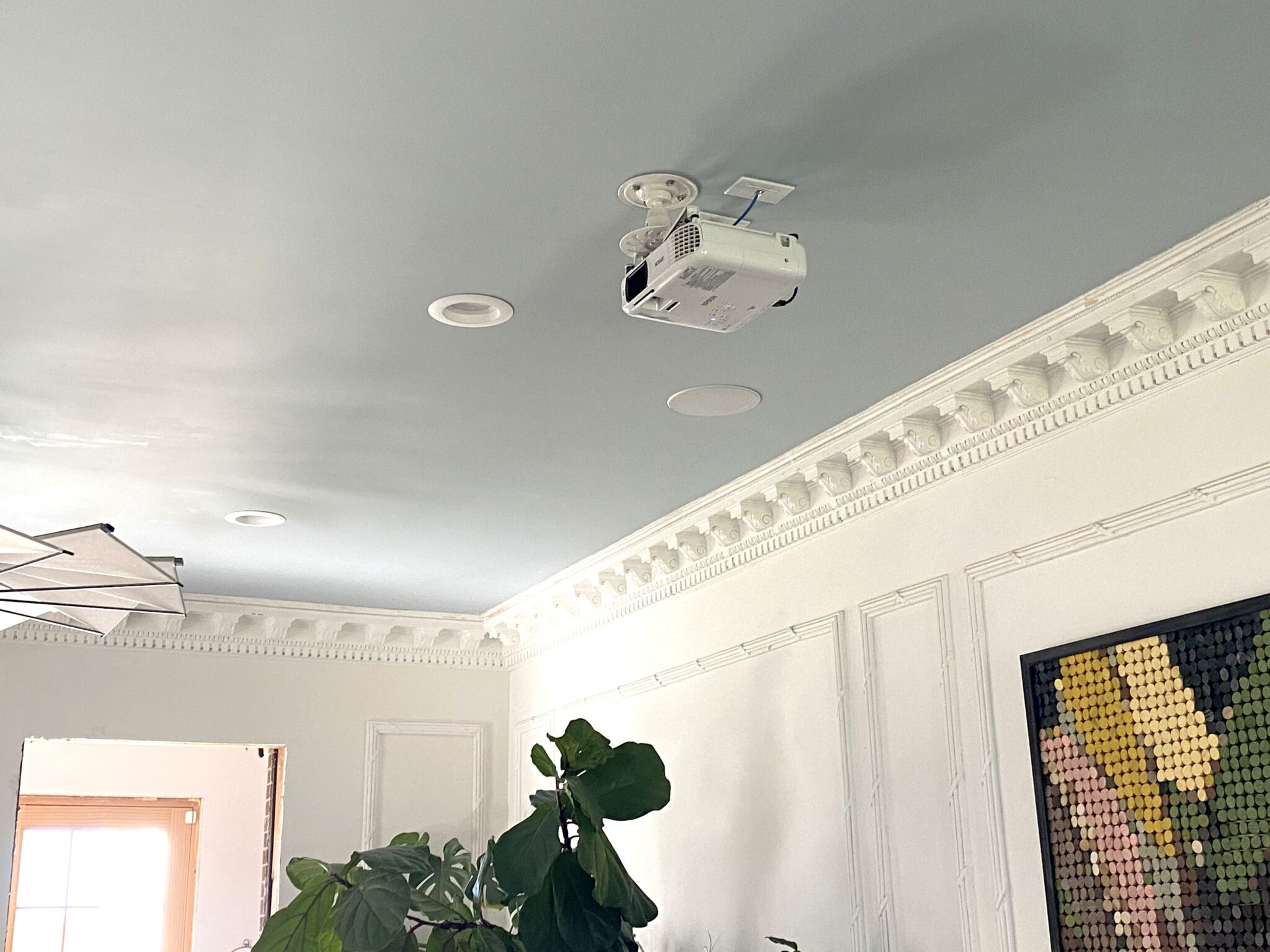 Alternative to TV above Fireplace - A PROJECTOR!